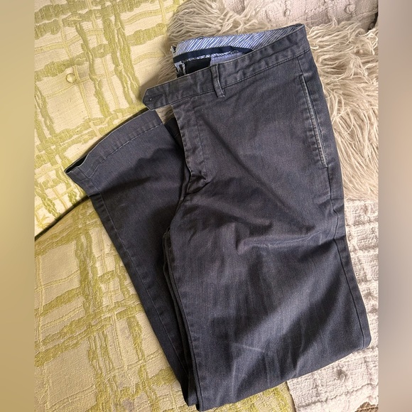 Daniel Cremieux | Pants | Daniel Cremieux Blue Flat Front Tapered Leg Chino Cotton Pants | Poshmark